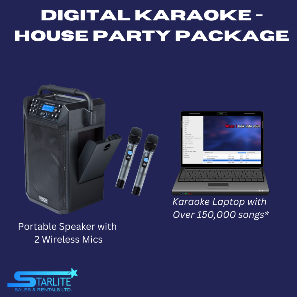DIGITAL Karaoke – House Party Package