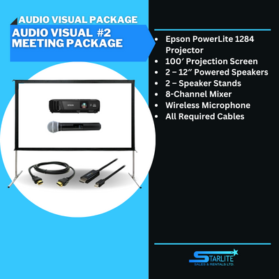 Audio Visual Package #2 - Presentation - Starlite Sales and Rentals