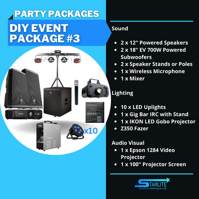 DIY Event Package #3 - Starlite Sales and Rentals