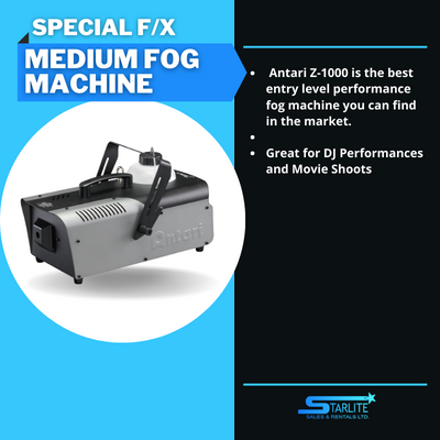 Medium Fog Machine - Starlite Sales and Rentals