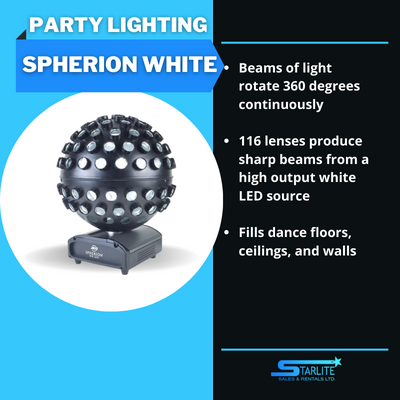ADJ Spherion White - Starlite Sales and Rentals