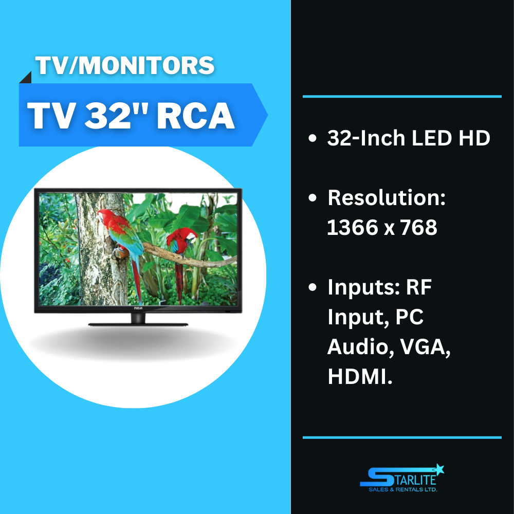 Small TV 32 Inch - Starlite Sales and Rentals