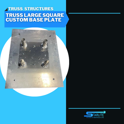 Truss Large Square Base Plate - Starlite Sales and Rentals
