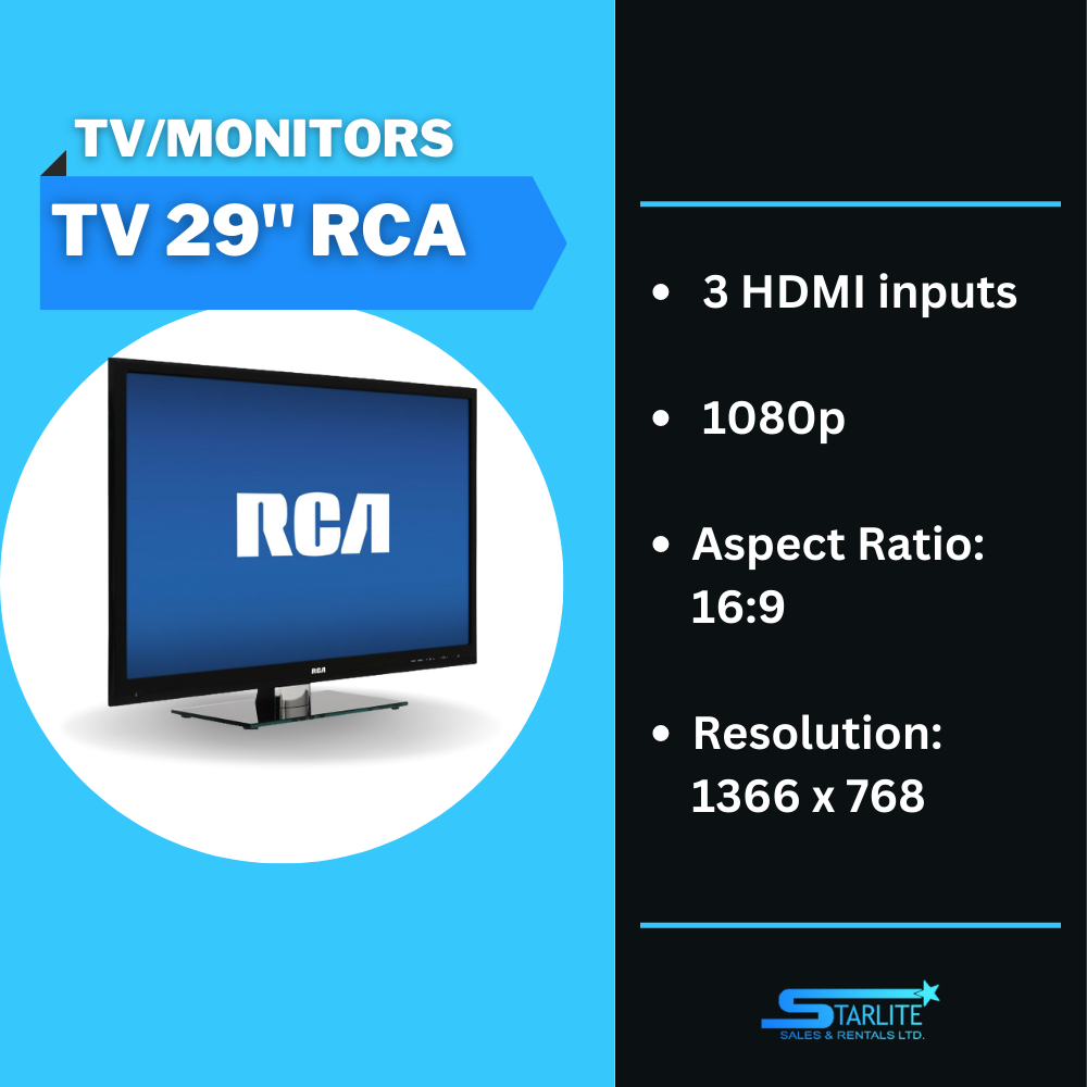 Small TV 24 inch to 29 inch - Starlite Sales and Rentals