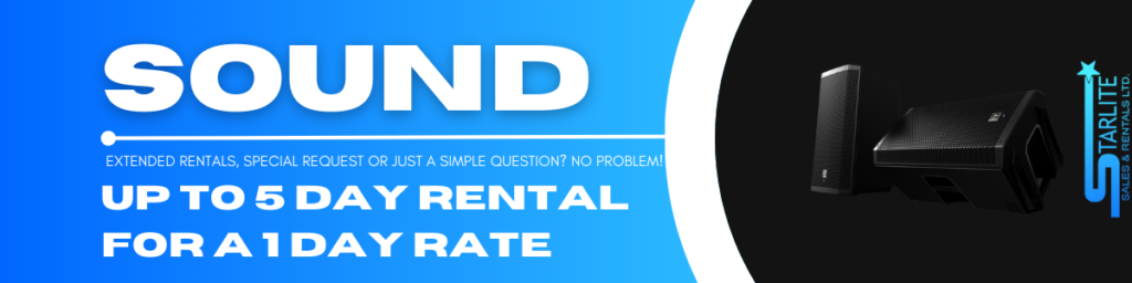 Rentals - Starlite Sales and Rentals