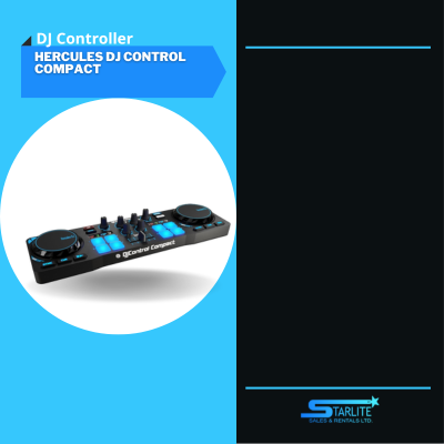 Hercules DJ Control Compact (New) - Starlite Sales and Rentals