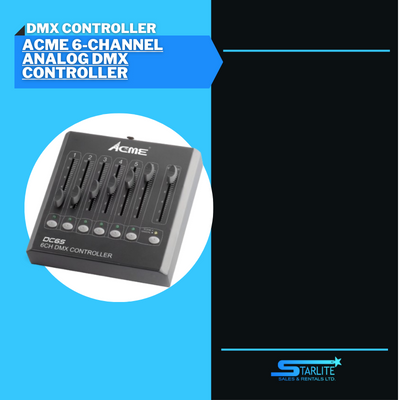 Acme 6-channel Analog DMX Controller - Starlite Sales and Rentals