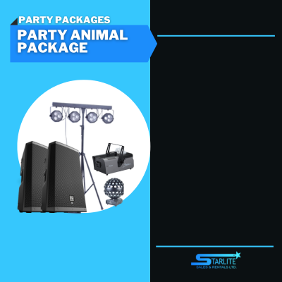 The Party Animal House Party Package - Starlite Sales and Rentals