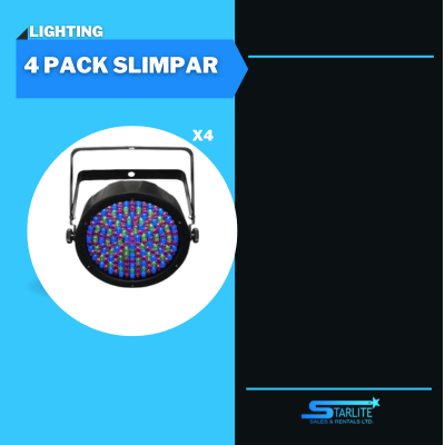 4 - Pack SlimPAR - Starlite Sales and Rentals