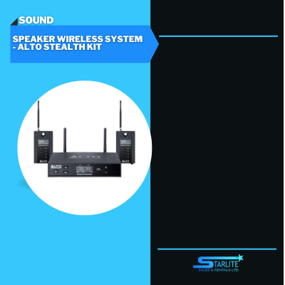 Speaker Wireless System - Alto Stealth Kit - Starlite Sales and Rentals