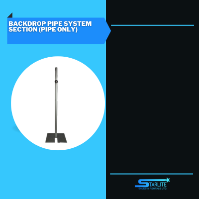 Backdrop Pipe System Section (Pipe Only) - Starlite Sales and Rentals