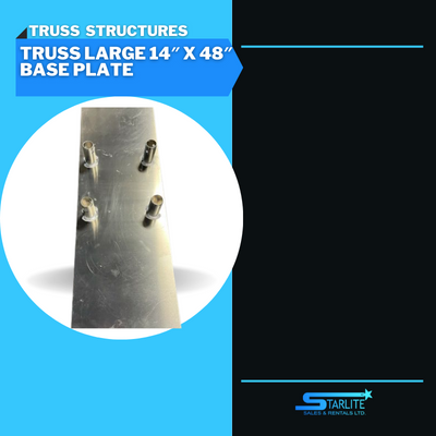 Truss Large 14" x 48" Base Plate - Starlite Sales and Rentals